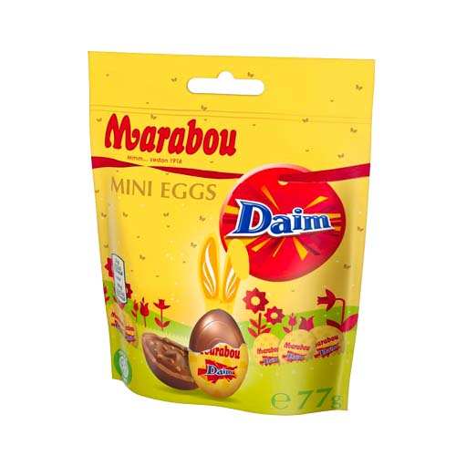 MARABOU DAIM MINI EGGS 77G – Snacksbolaget MARABOU DAIM MINI EGGS 77G – Snacksbolaget
