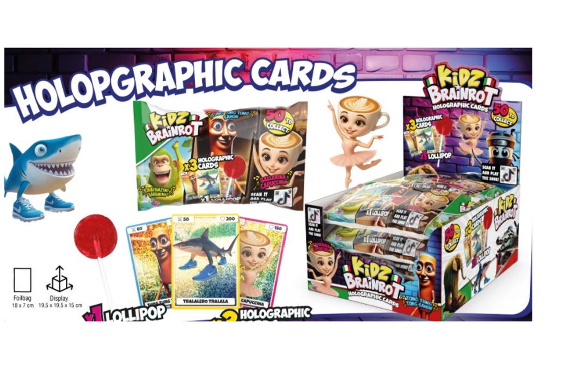 Kidz Brainrot Lollipops and Cards Collection 5.5g – Snacksbolaget